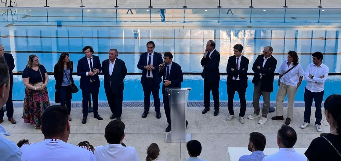 Lyon : Inauguration de LOU Piscine, un partenariat public-privé ...