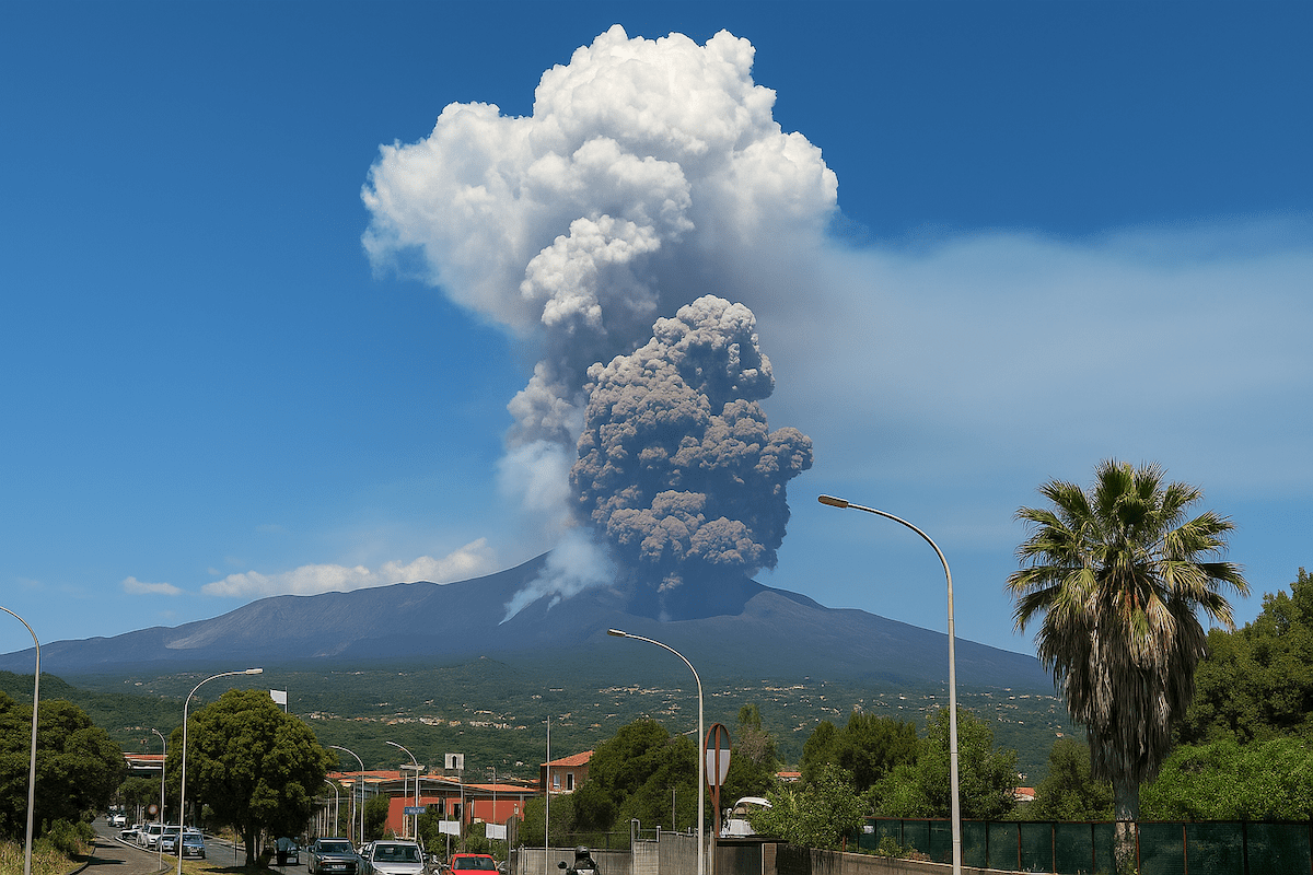 Sicile : l’Etna entre en éruption, une alerte rouge déclenchée pour le trafic aérien - X-PRESSION
